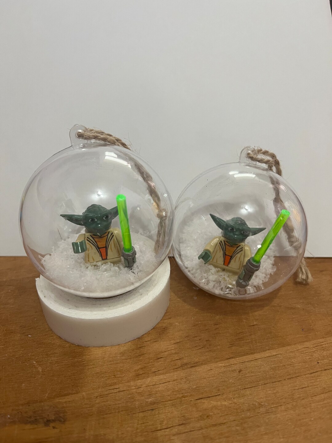 Yoda Bauble Lego Yoda Bauble Lego Yoda Ornament Star - Etsy