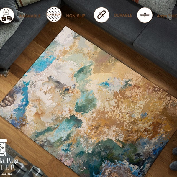 Painted Canvas Rugs - Etsy