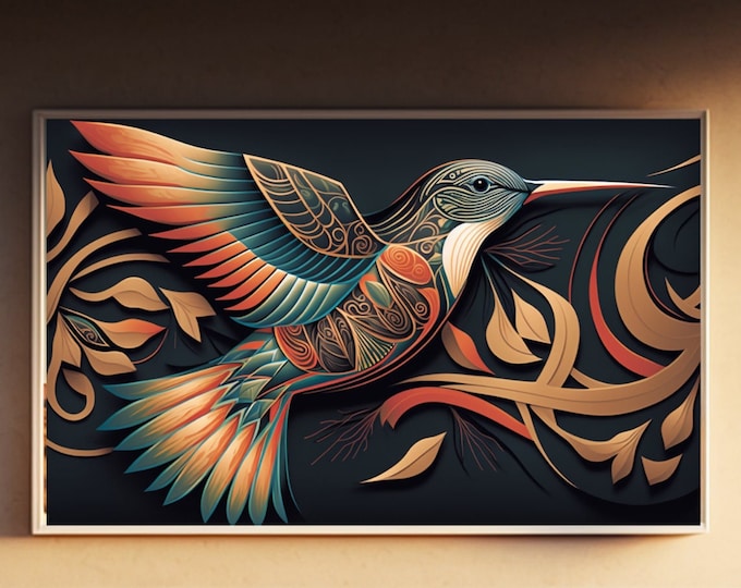 Hoku the Hummingbird, Indigenous Art, Tribe Art, Tlingit Art, Native ...