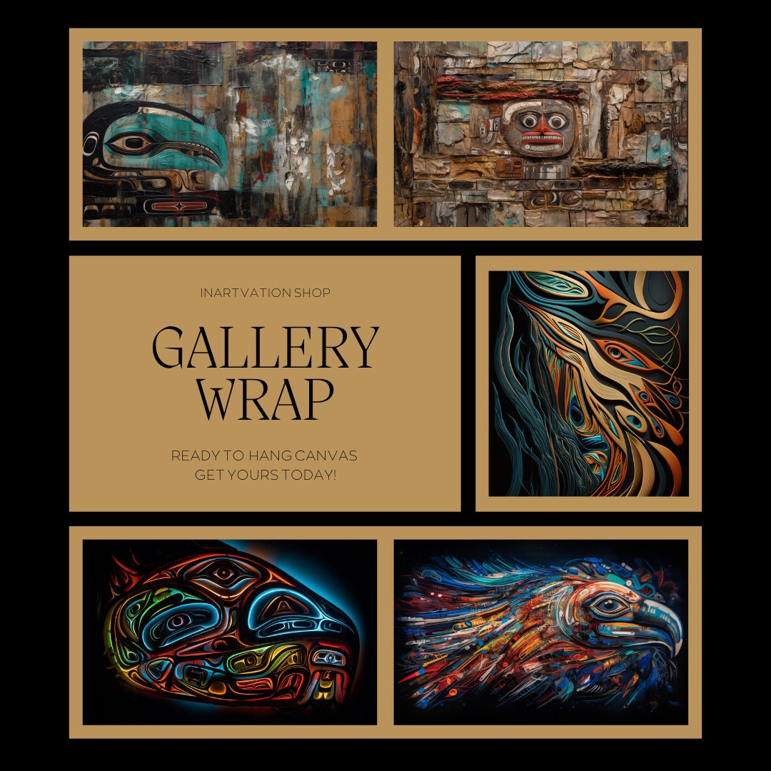 Ancestral Mosaic Unique Abstract Art, Indigenous Art, Tlingit, Native ...