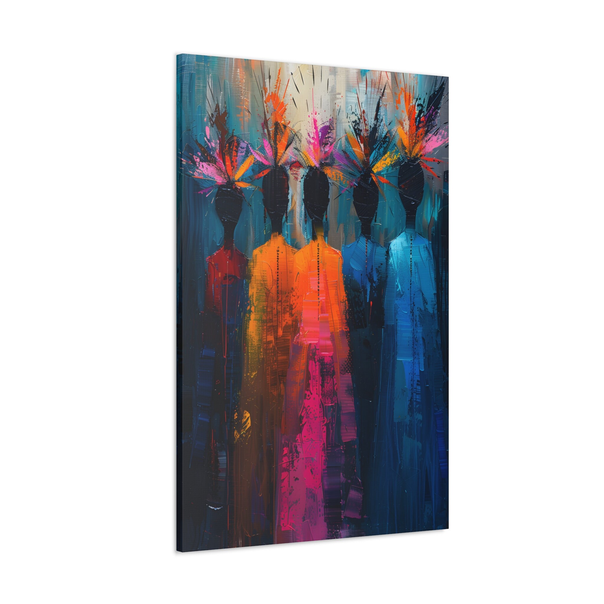 Symphony of the Matriarchs, Gallery Wrap Canvas, Expressionist ...