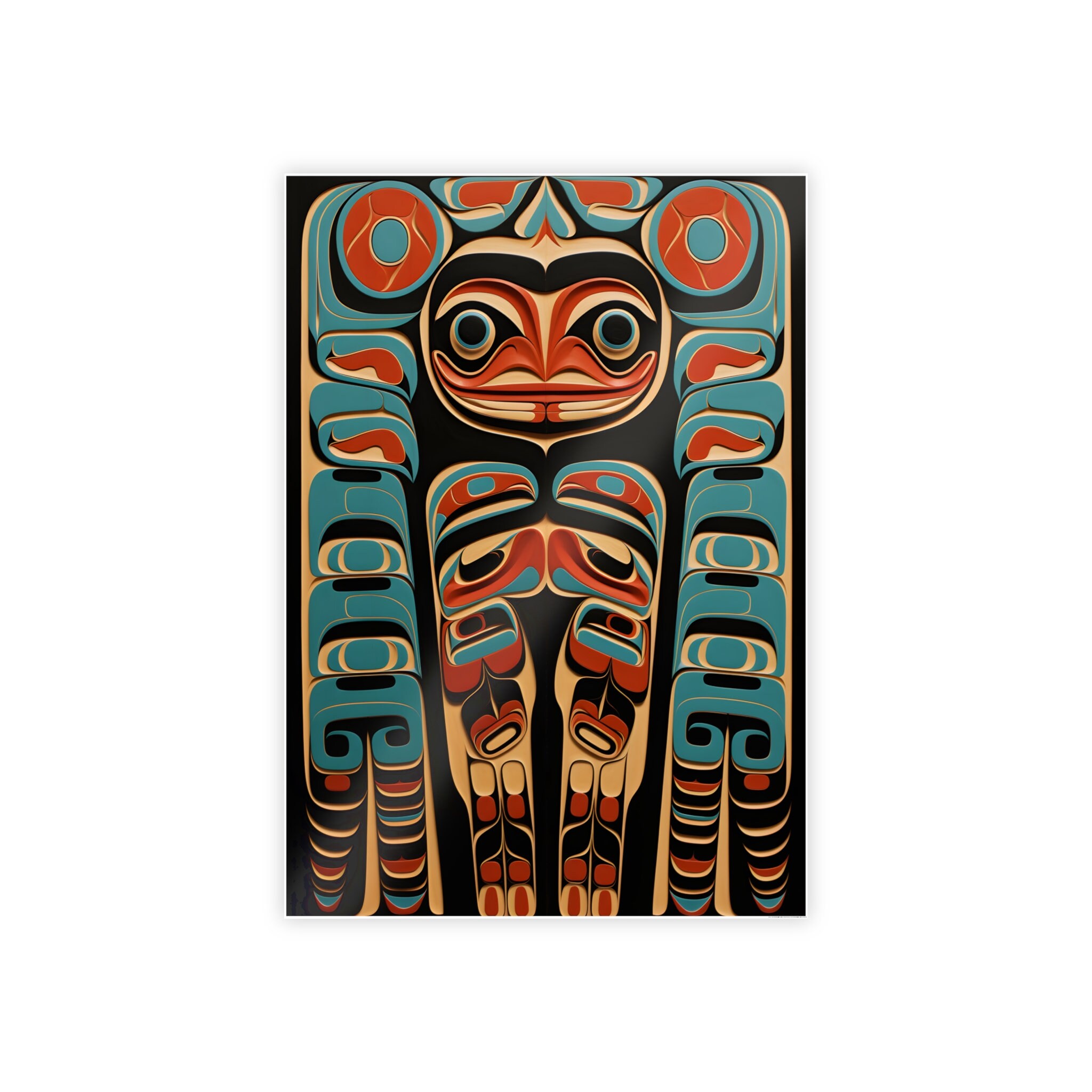 Eagle, Indigenous Iilustration, Print, Home Decor, Tlingit, Bird Print ...