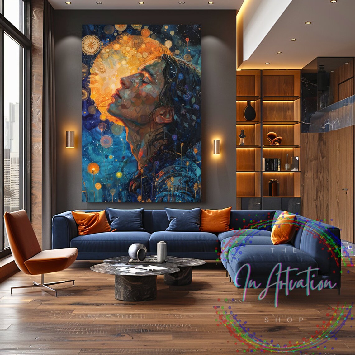 Ascendant Spirit | Indigenous Father and Son Wall Art | Premium Posters ...