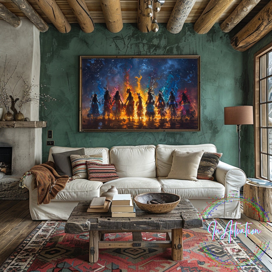Cosmic Confluence, Canvas, Native American Srt, Indigenous Art ...