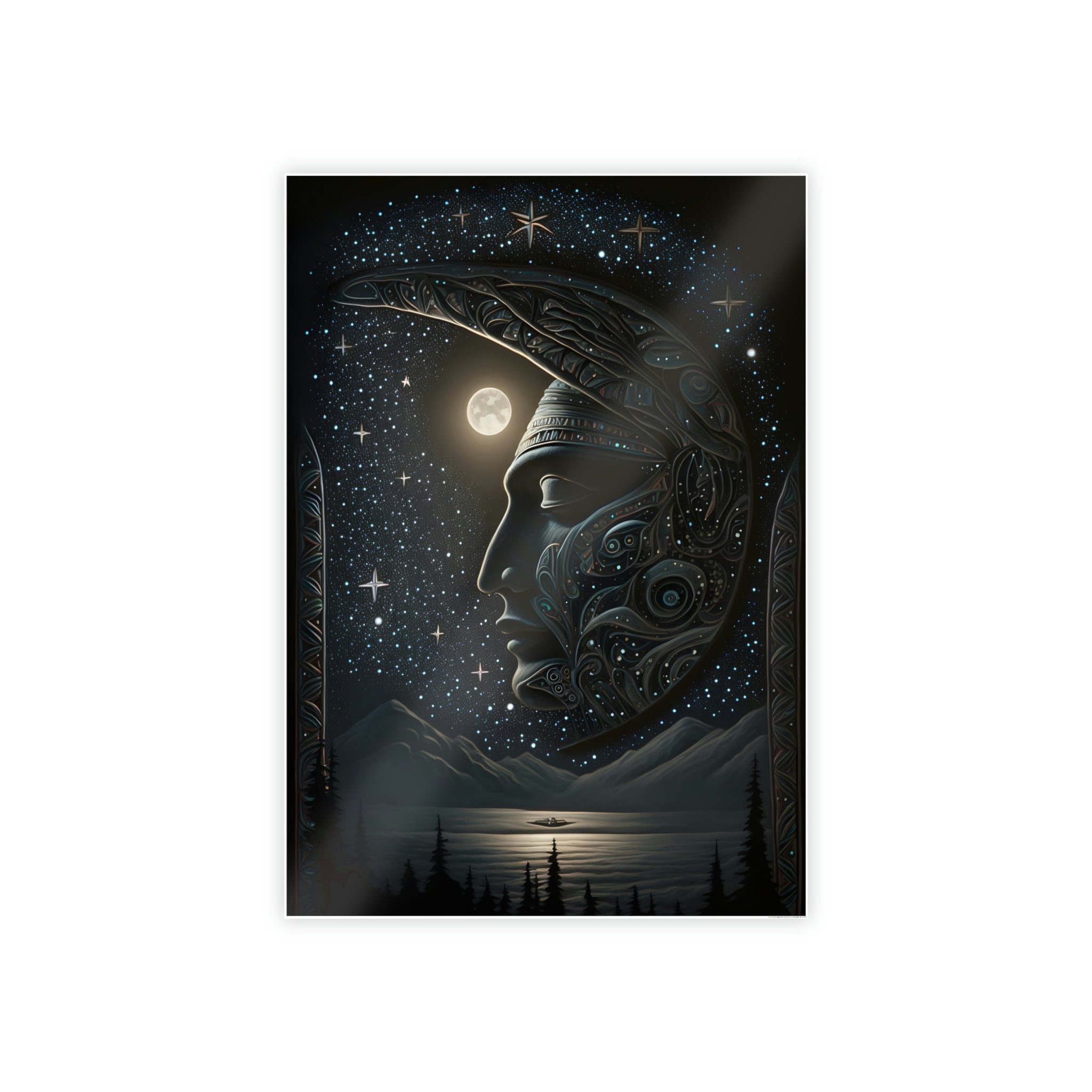 Blessings From the Moon, Indigenous Art, Tribe Art, Tlingit Art, Native ...