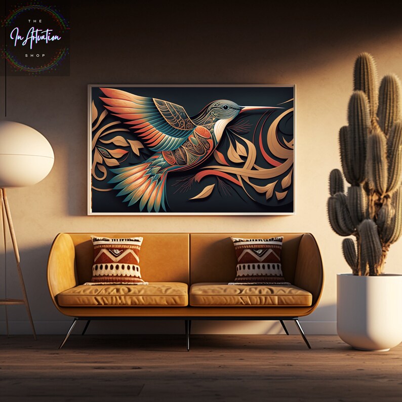 Hoku the Hummingbird Indigenous Art Tribe Art Tlingit Art - Etsy Australia