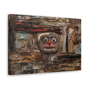 Ancestral Mosaic Unique Abstract Art, Indigenous Art, Tlingit, Native ...