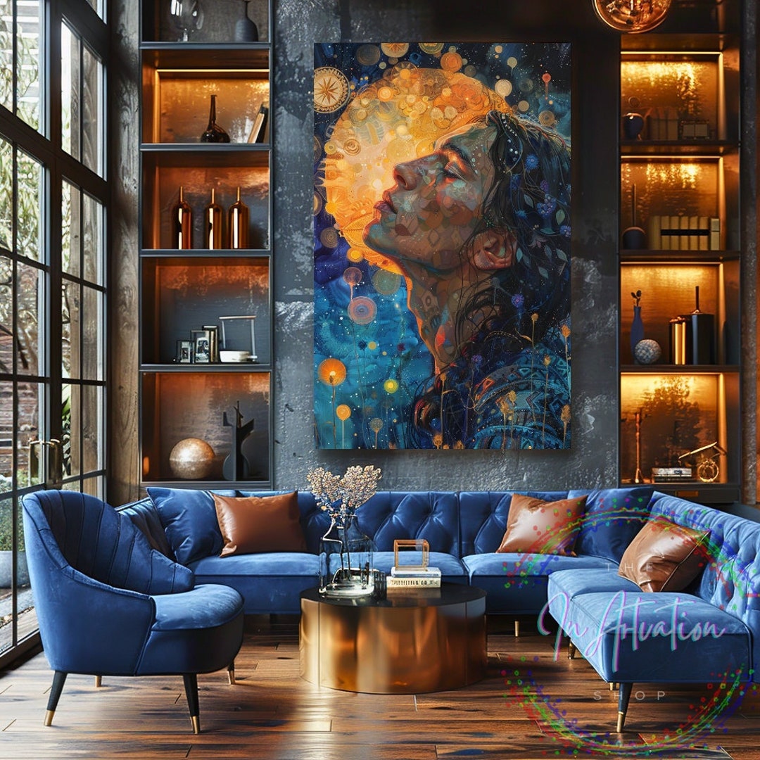 Ascendant Spirit | Indigenous Father and Son Wall Art | Premium Posters ...