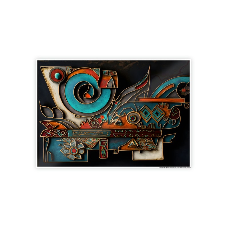 Traditional Tlingit Materials and Modern Techniques, Unique Abstract ...