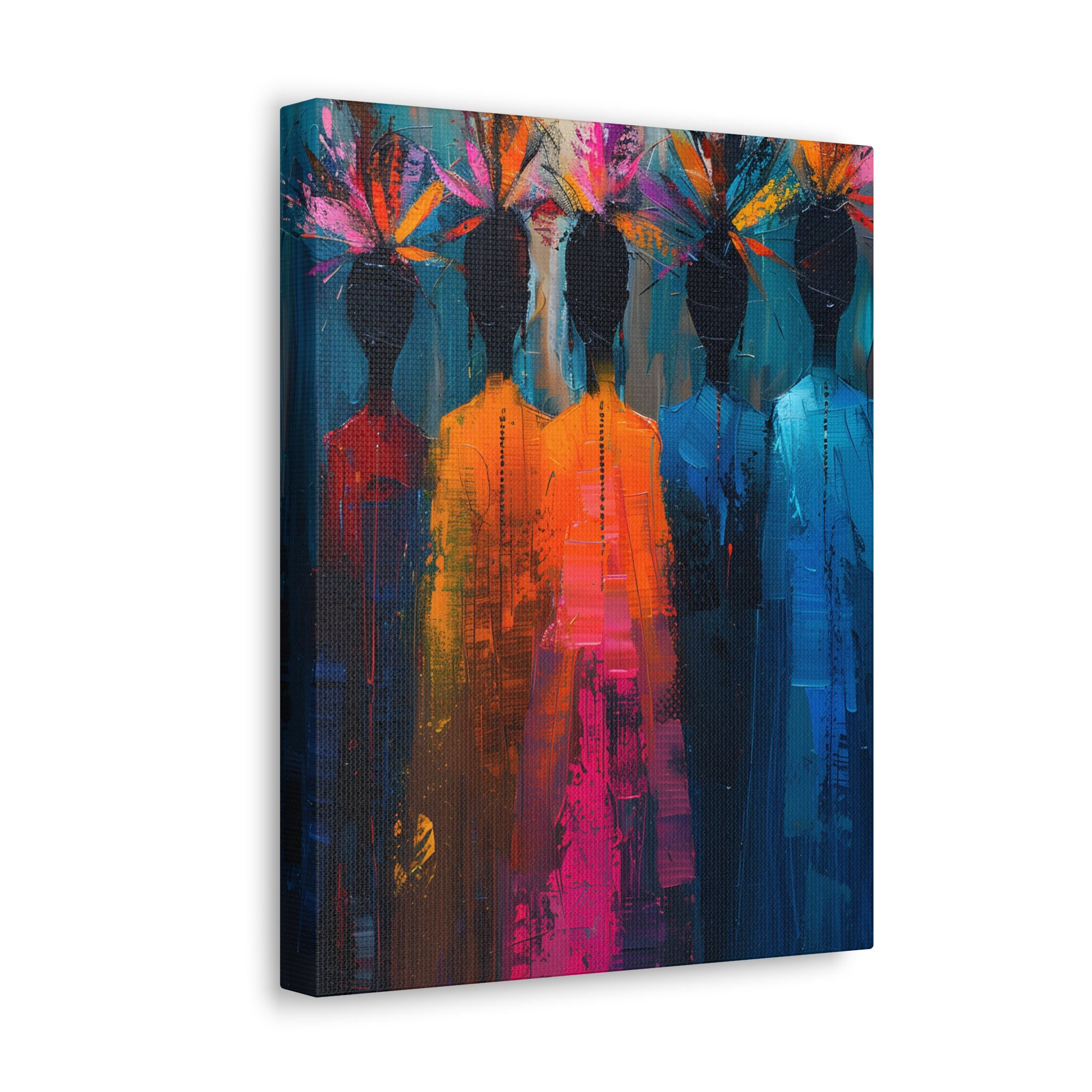 Symphony of the Matriarchs, Gallery Wrap Canvas, Expressionist ...