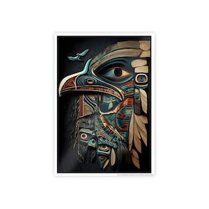 Traditional Tlingit Materials and Modern Techniques, Unique Abstract ...