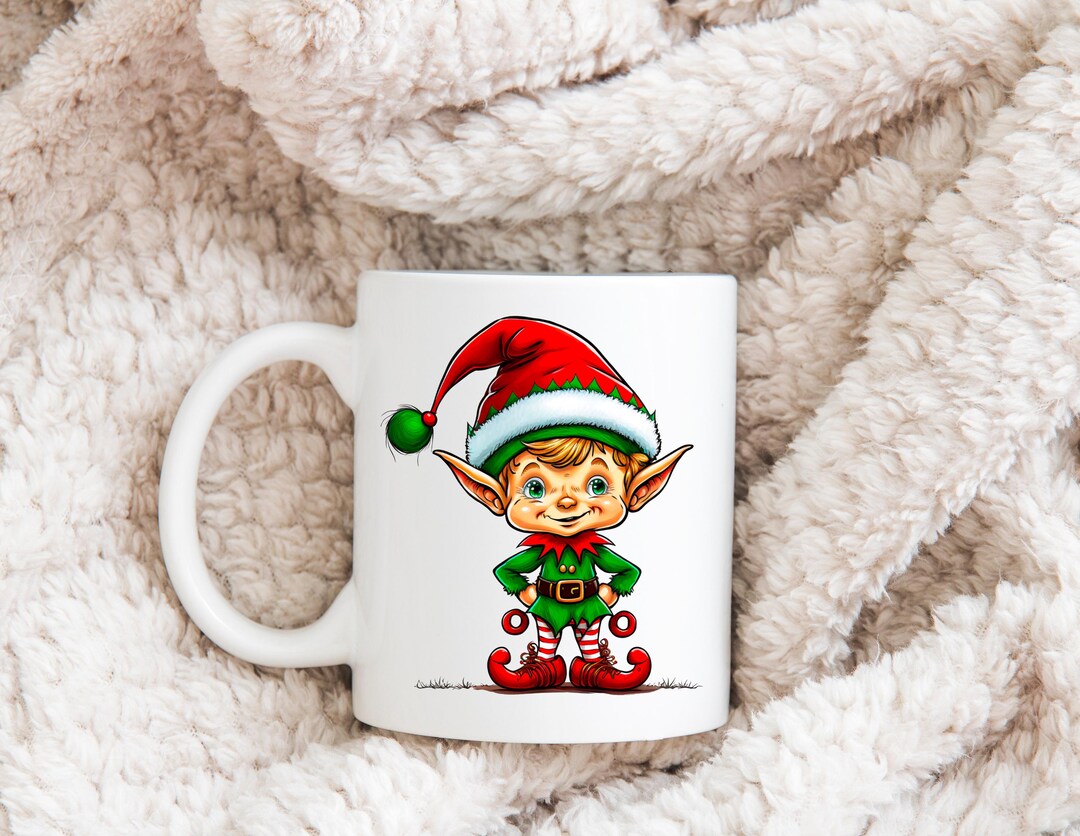 Cute Happy Christmas Elf PNG Clip Art , Sweet Merry Christmas Elf ...