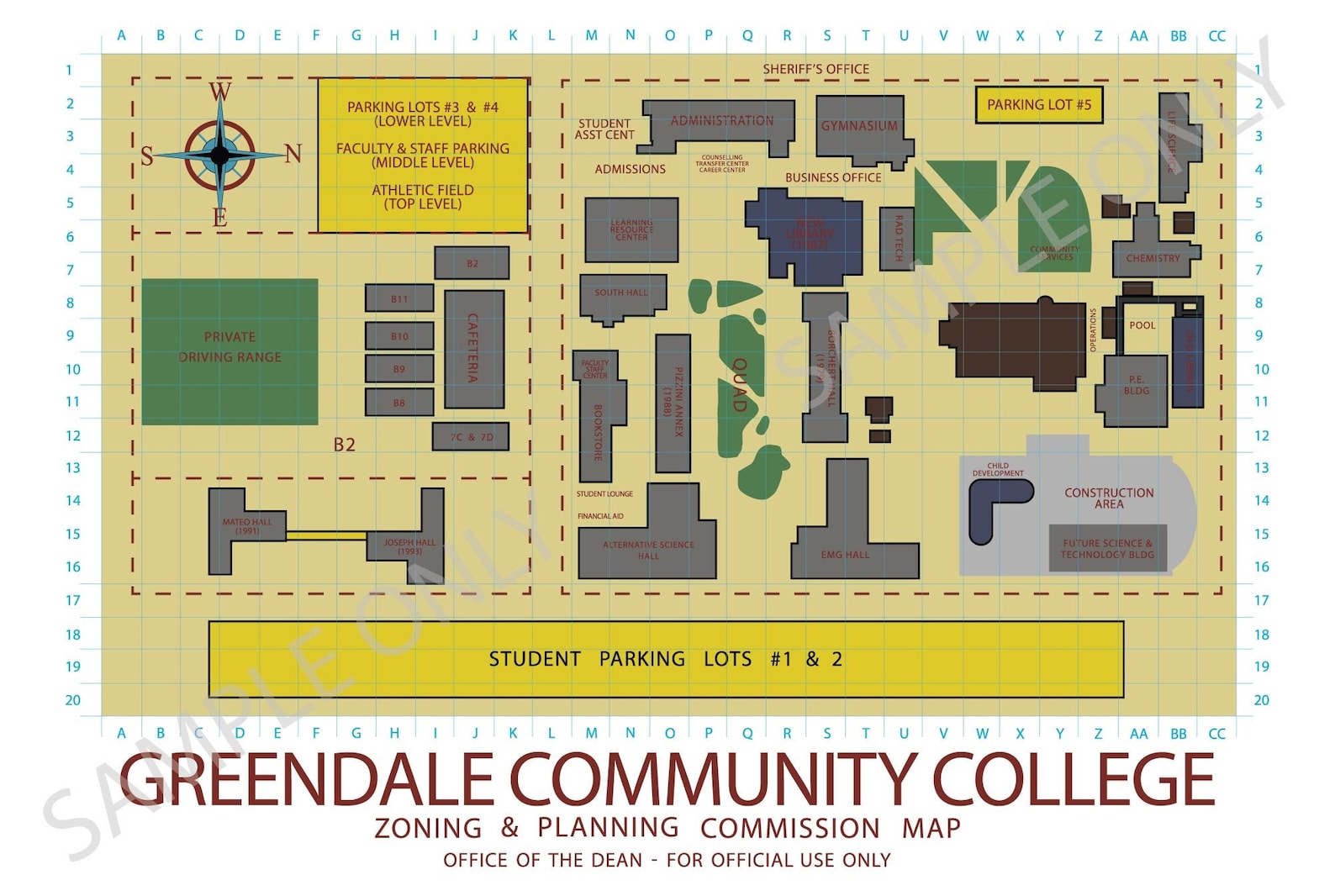 Community TV Show Greendale Community College Campus Map | Printable ...