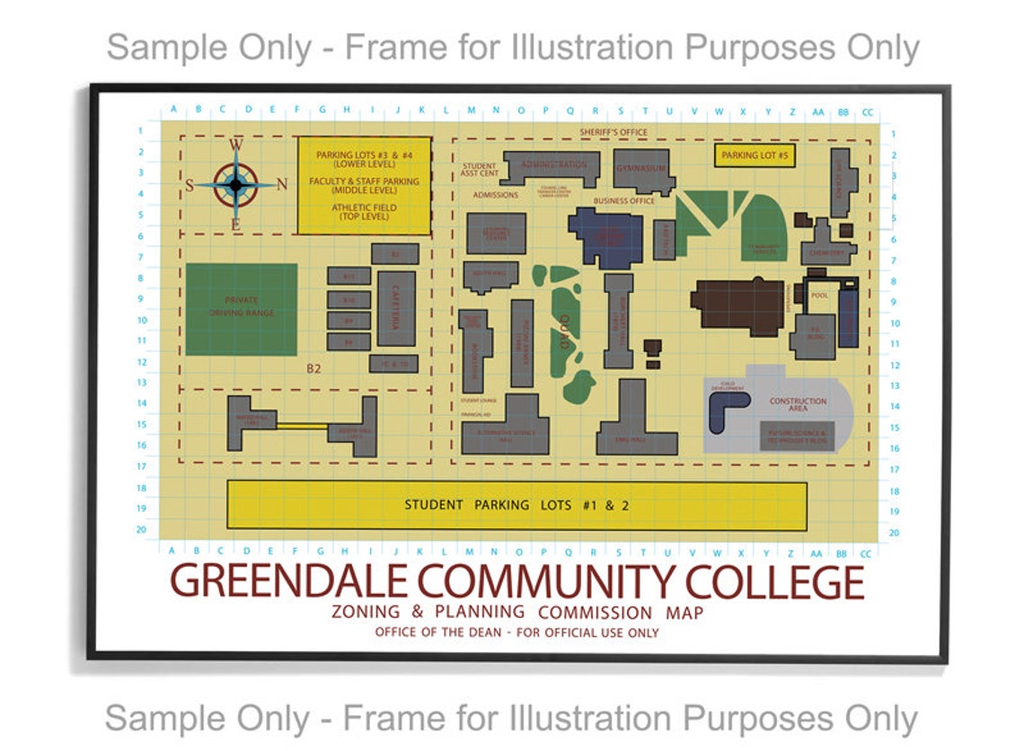 Community TV Show Greendale Community College Campus Map | Printable ...