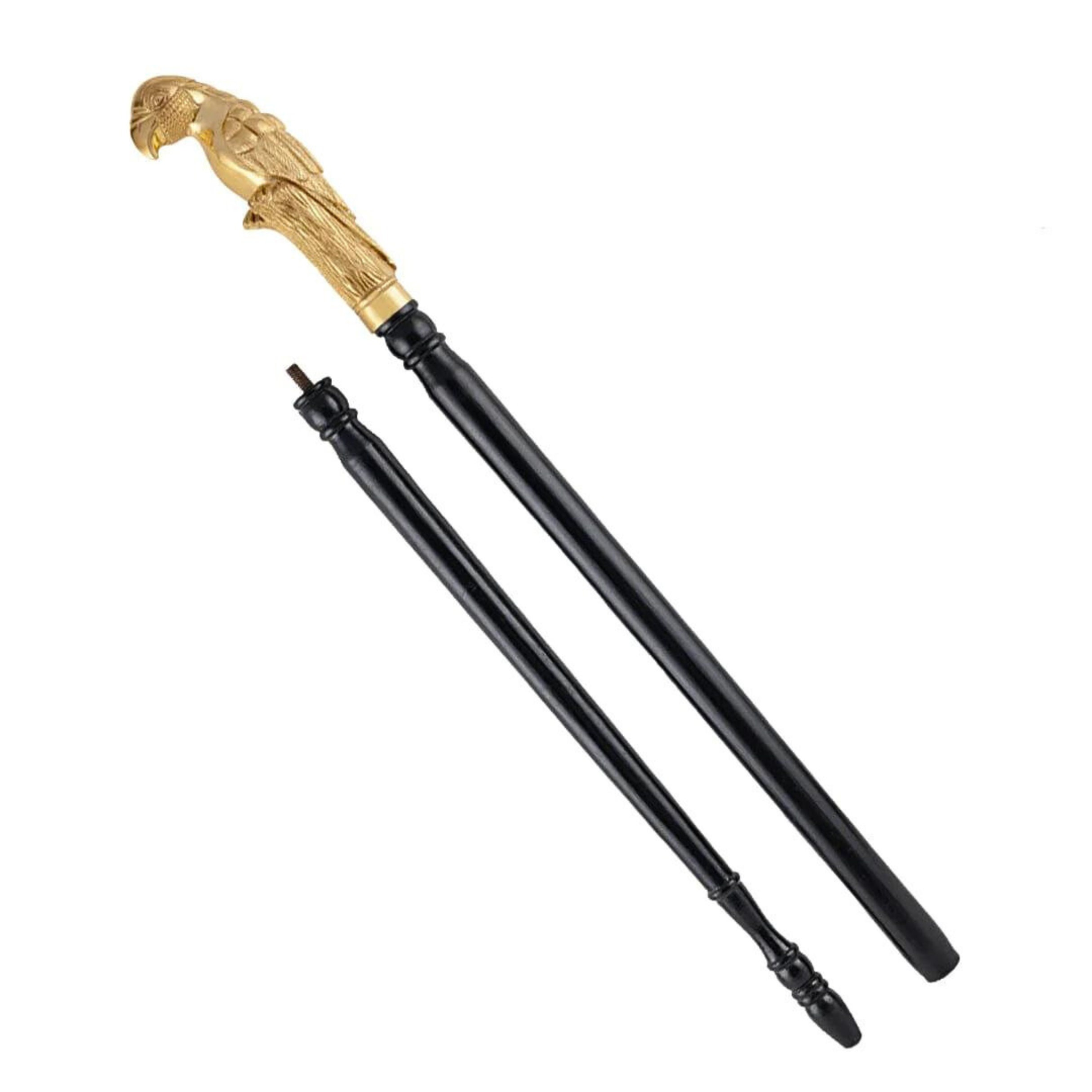 Wooden Walking Stick Irish Walking Cane Devil's Walking Cane Foldable ...