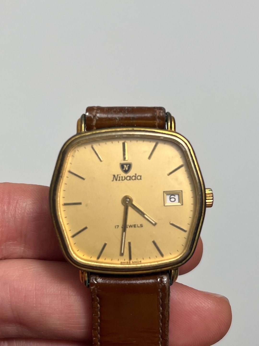 Vintage Nivada 17 Jewels Wrist Watch Swiss Made Womans - Etsy