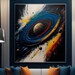 Space Abstract Wall Art Canvas, Space Art, Space Poster, Space Print ...