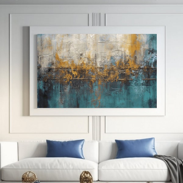 Teal Wall Art - Etsy