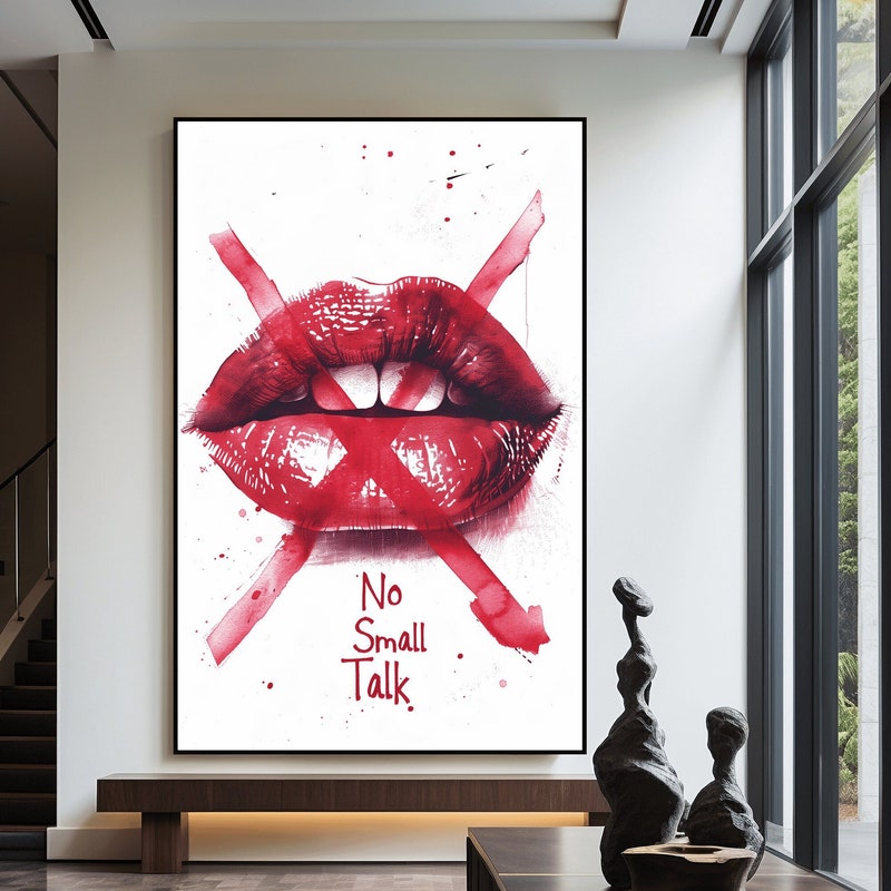 Lips Poster - Etsy