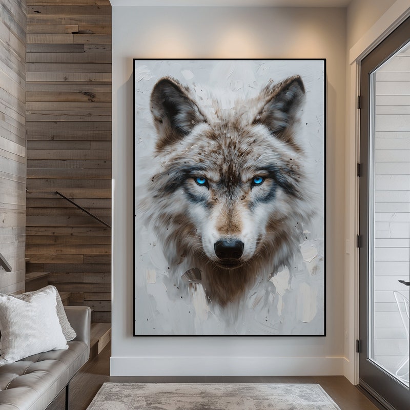 Wolf Portrait - Etsy