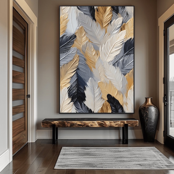Feather Print - Etsy