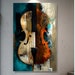 Violin Abstract Wall Art Canvas Violin Wall Art Abstract - Etsy