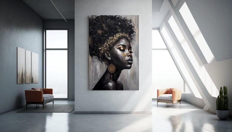 African Woman Framed Poster African Wall Art African - Etsy