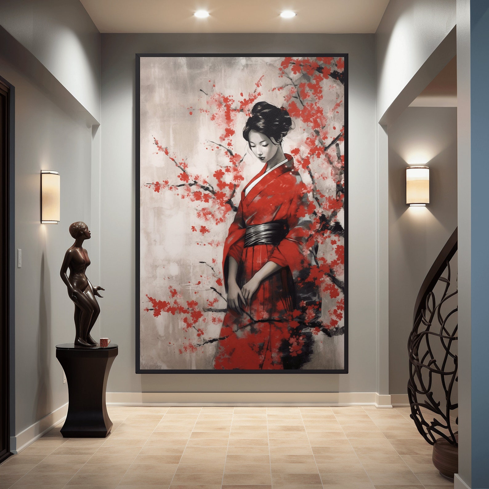 Geisha Art Print: Japanese Ukiyo-e Wall Art (digital Download) - Etsy
