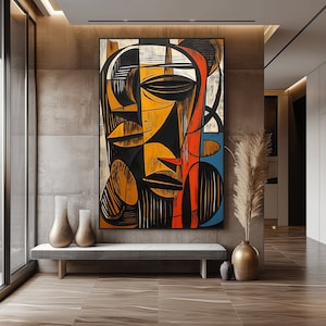 African Abstract Art Digital Print, African Art, Abstract African Art ...