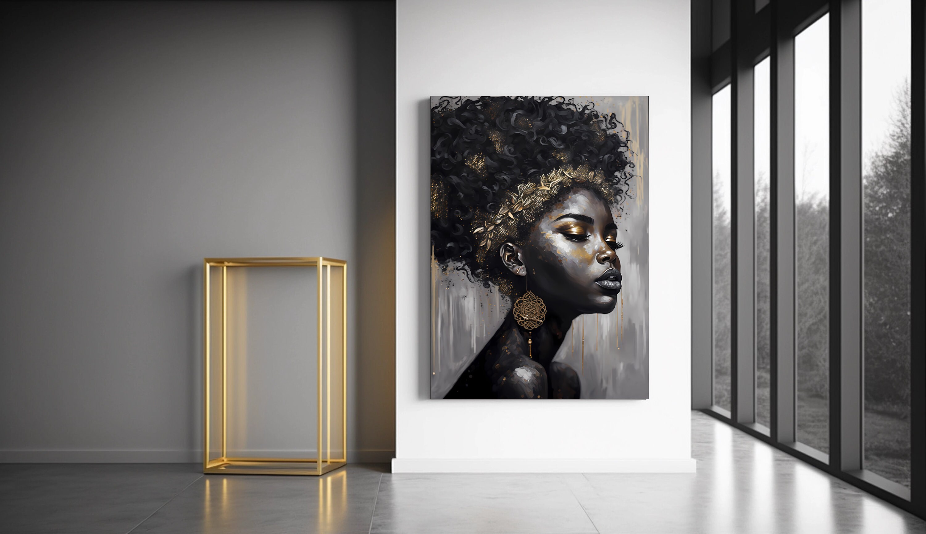 African Woman Framed Poster African Wall Art African - Etsy