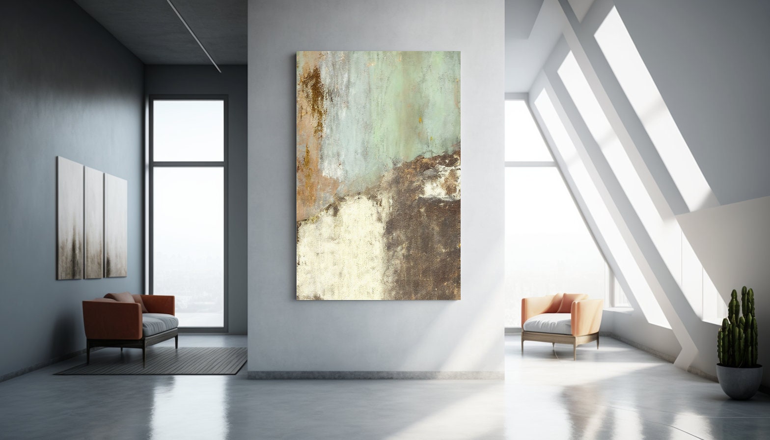 Earth Tone Abstract Canvas Abstract Wall Art Earth Tones - Etsy