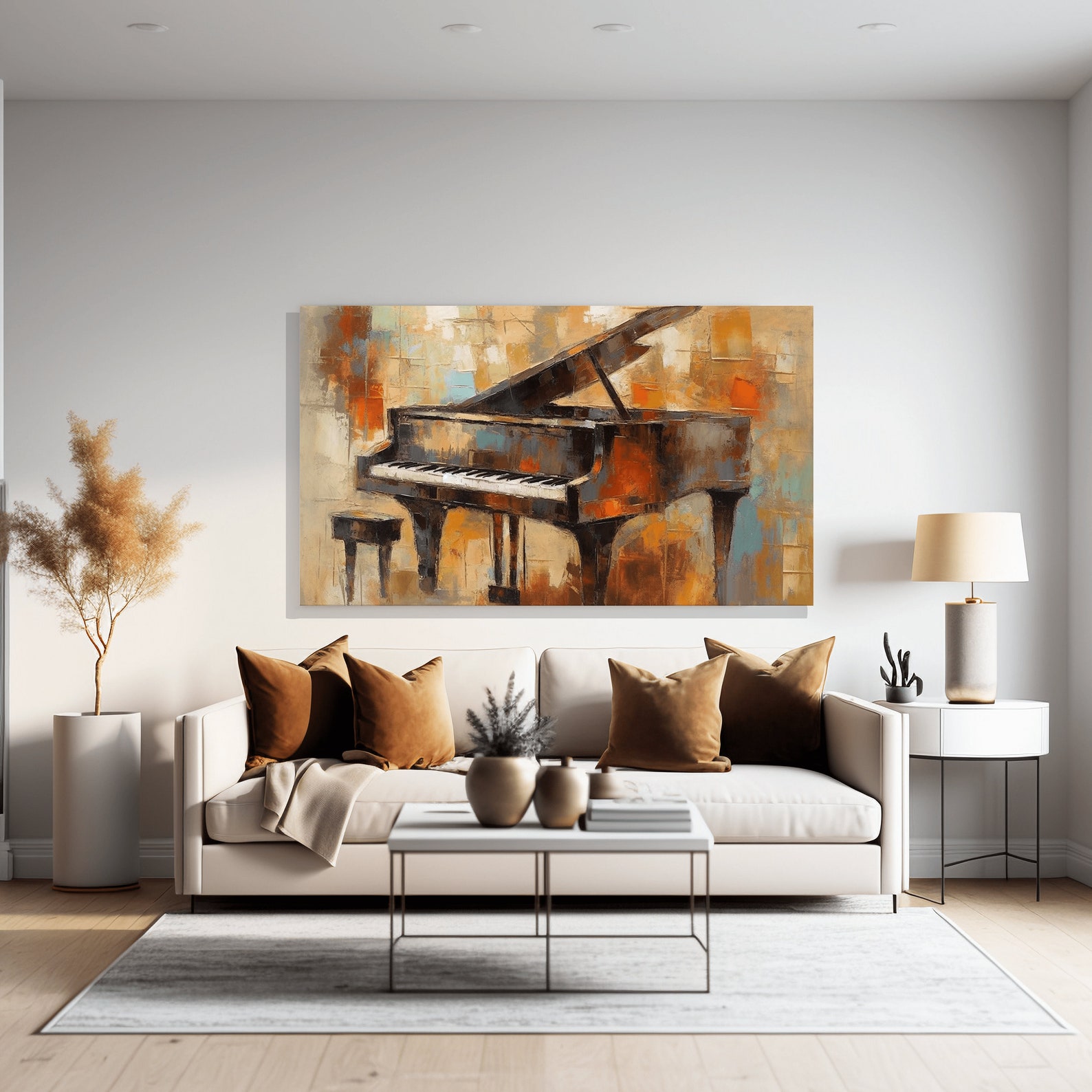 Piano Abstract Framed Poster Piano Piano Wall Art Music - Etsy