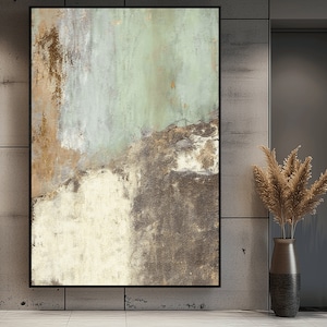Earth Tone Abstract Digital Print, Abstract Wall Art, Earth Tones ...