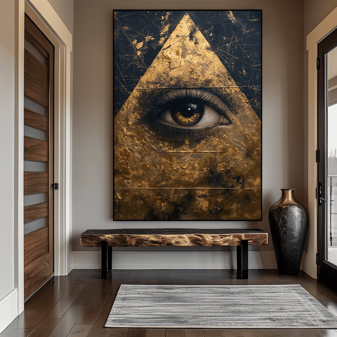 Illuminati Art Digital Print, All Seeing Eye Print, All Seeing Eye Art ...