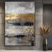 Grey and Gold Abstract Wall Art: Modern Digital Print (digital Download ...