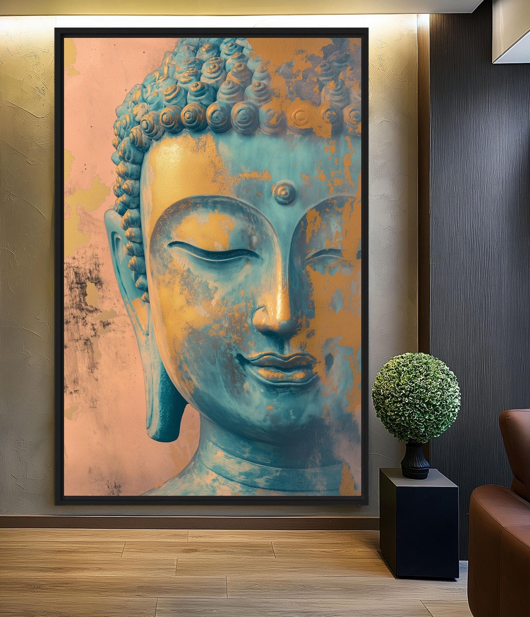 Buddha Modern Art Digital Print, Buddha Wall Art, Buddha Art, Buddha ...