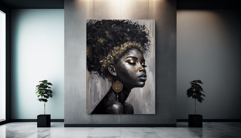 African Woman Framed Poster African Wall Art African - Etsy