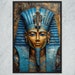 Tutankhamun Abstract Framed Poster, Tutankhamun, Pharaoh, Egyptian ...