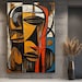 Abstract African Art Framed Poster: Ethnic Home Decor - Etsy
