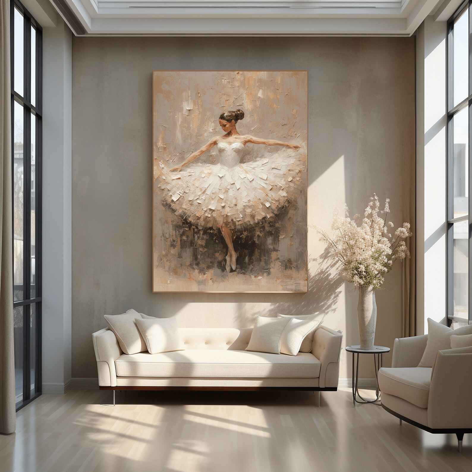 Ballerina Painting Digital Print, Ballerina Print, Ballerina Wall Art ...