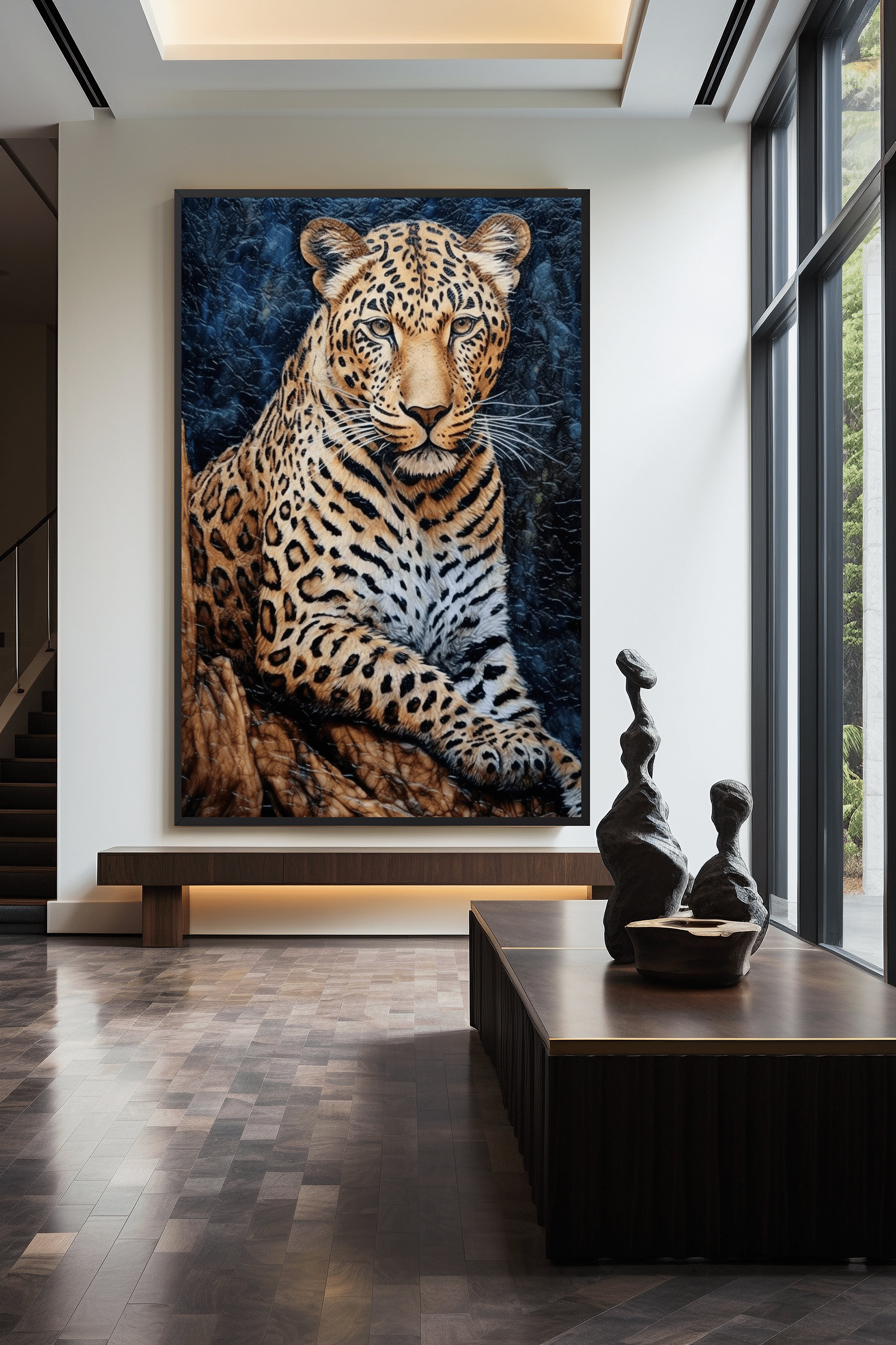 Leopard Painting: Colorful Animal Wall Art (digital Print) - Etsy