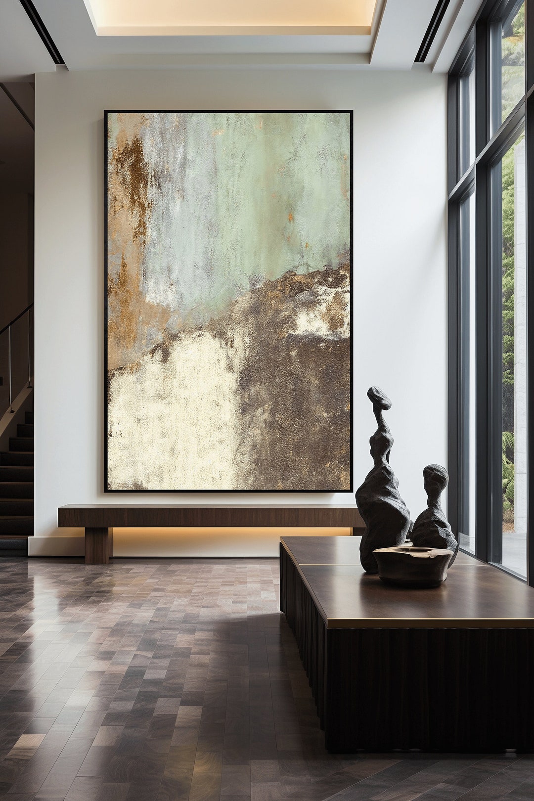 Earth Tone Abstract Digital Print, Abstract Wall Art, Earth Tones ...