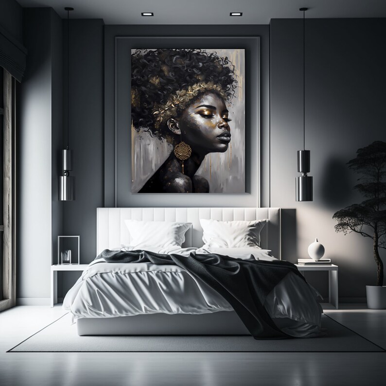 African Woman Framed Poster African Wall Art African - Etsy