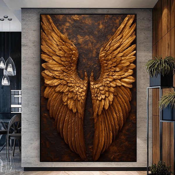 Angel Wings Wall Art - Etsy