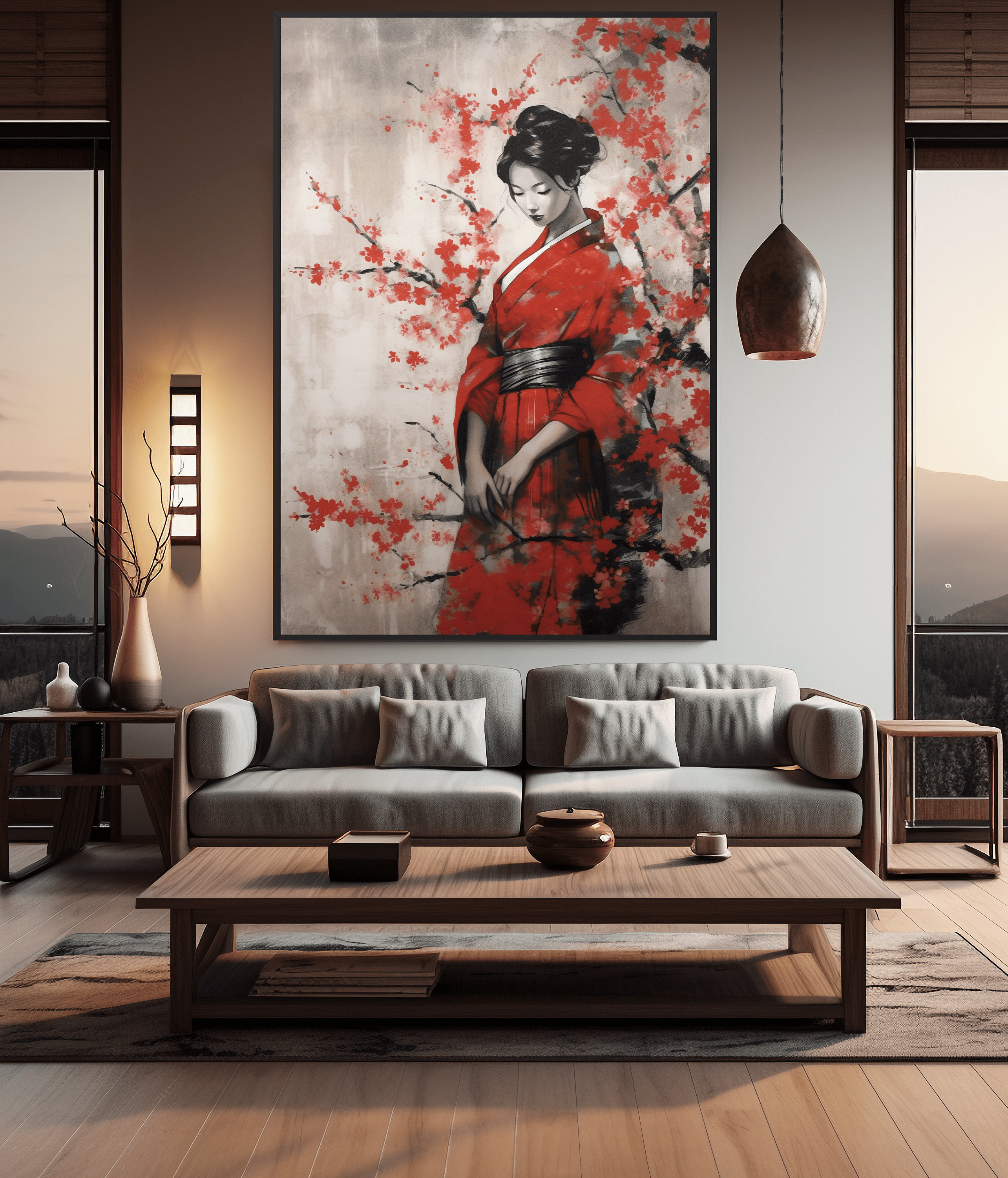 Geisha Japanese Art Digital Print, Geisha, Japanese Wall Art, Geisha ...