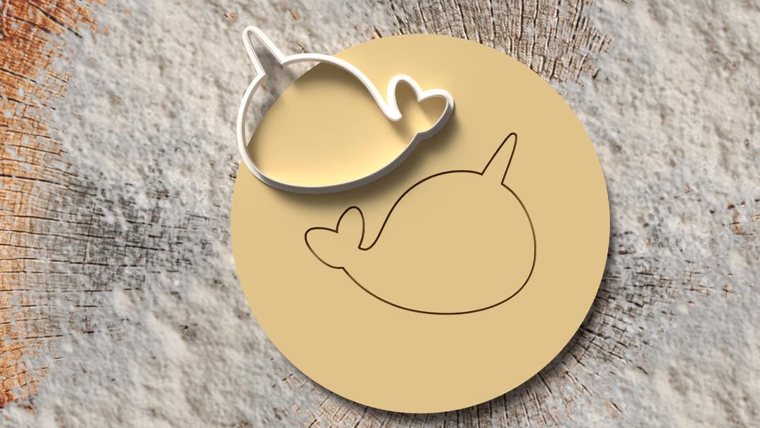 Cute Whale Dolphin Cookie Cutter | Ocean Sea Theme Biscuit Cutter ...