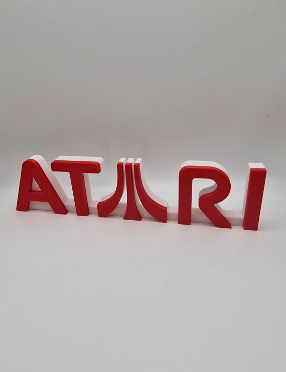 Video Games Atari Logos Atari Vintage Gradient Atari Logo Sweatshirt