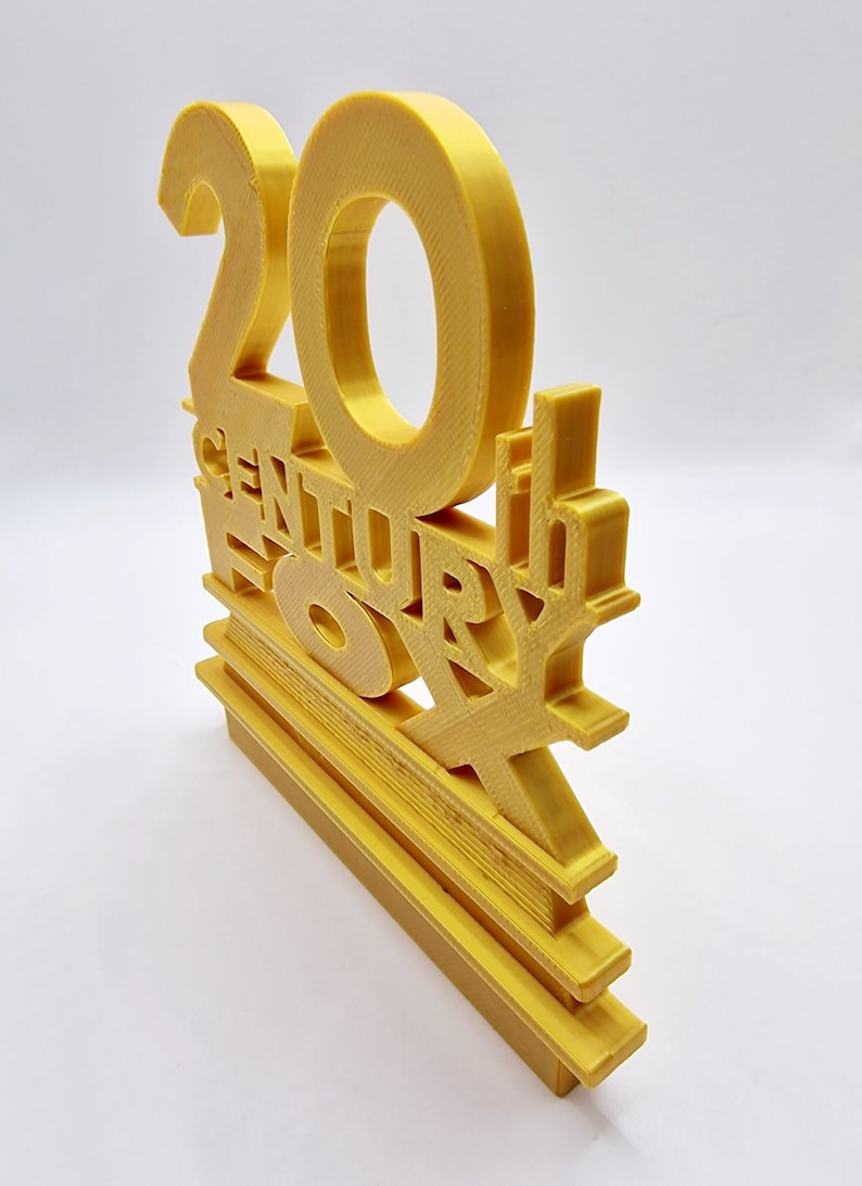 20th Century Fox Style Logo Sign, 3D Logo Printing - Etsy UK