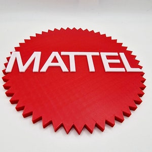 Mattel Company 3D Printed Classic Logo Toy Wall Mount - Etsy UK