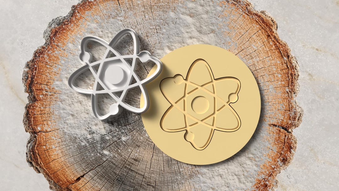 Atom Cookie Cutter | Physics and Chemistry Cookie Cutter | Science ...